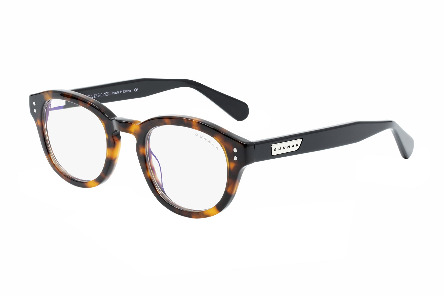 GUNNAR-Emery - Prescription-Computer Glasses- - Tortoise Onyx - Clear Pro