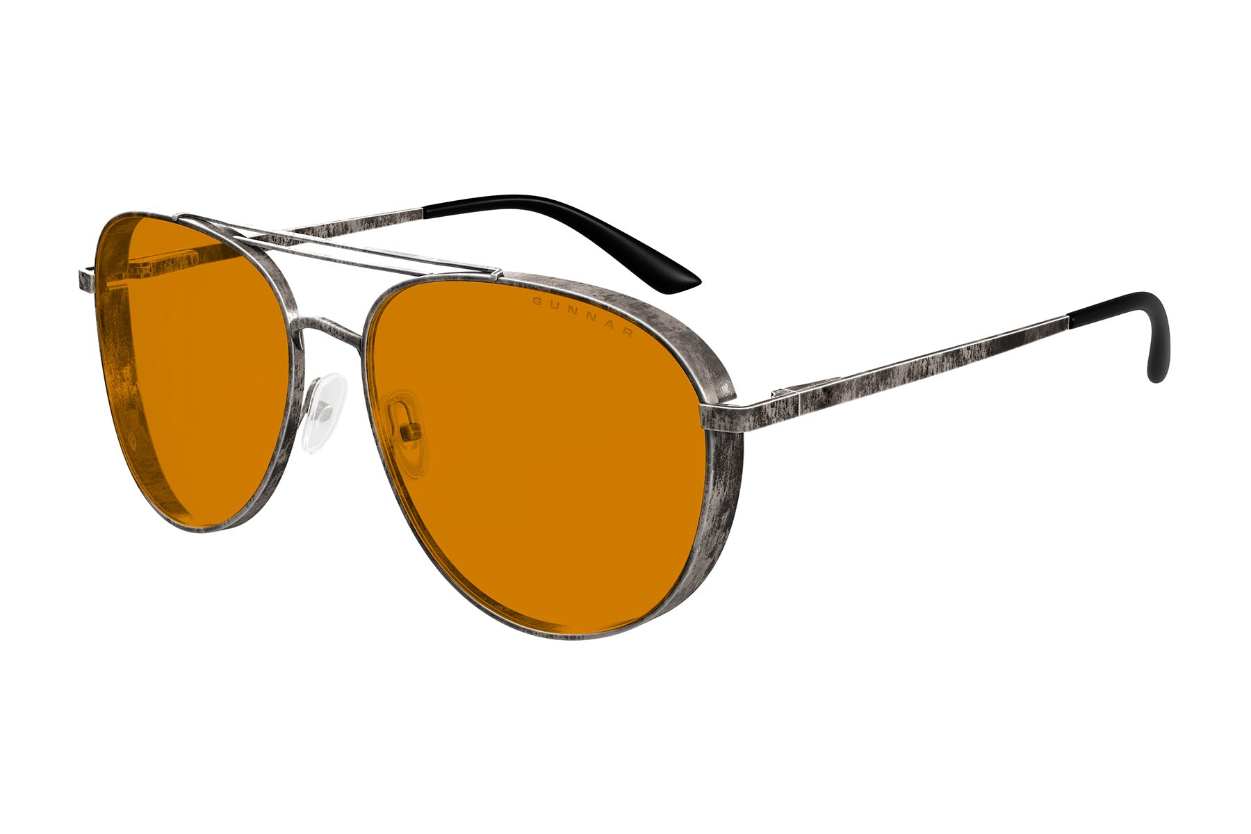 GUNNAR-Fallout Brotherhood of Steel - Prescription-- - Gunmetal - Amber Max