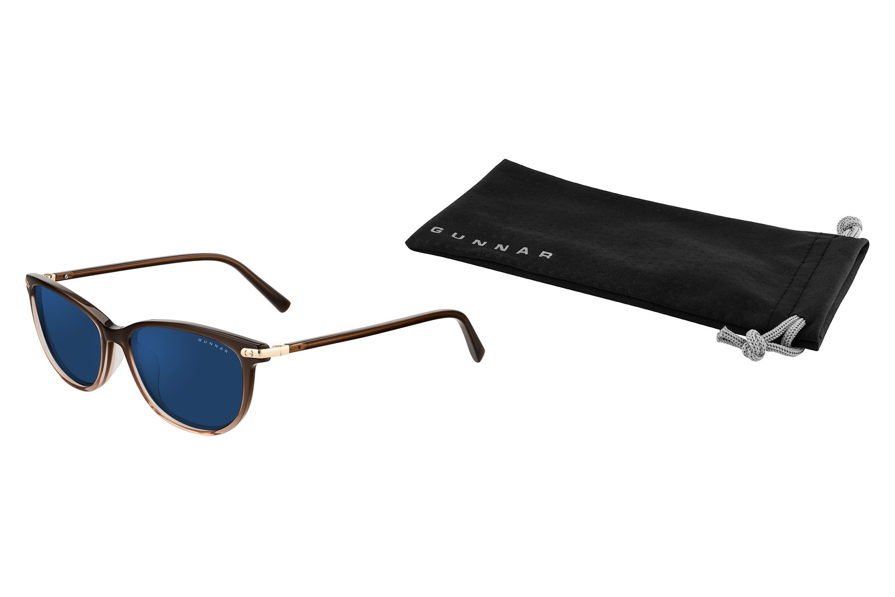 GUNNAR-Ingrid - Prescription-Computer Glasses- - Cocoa Fade Crystal - Sun