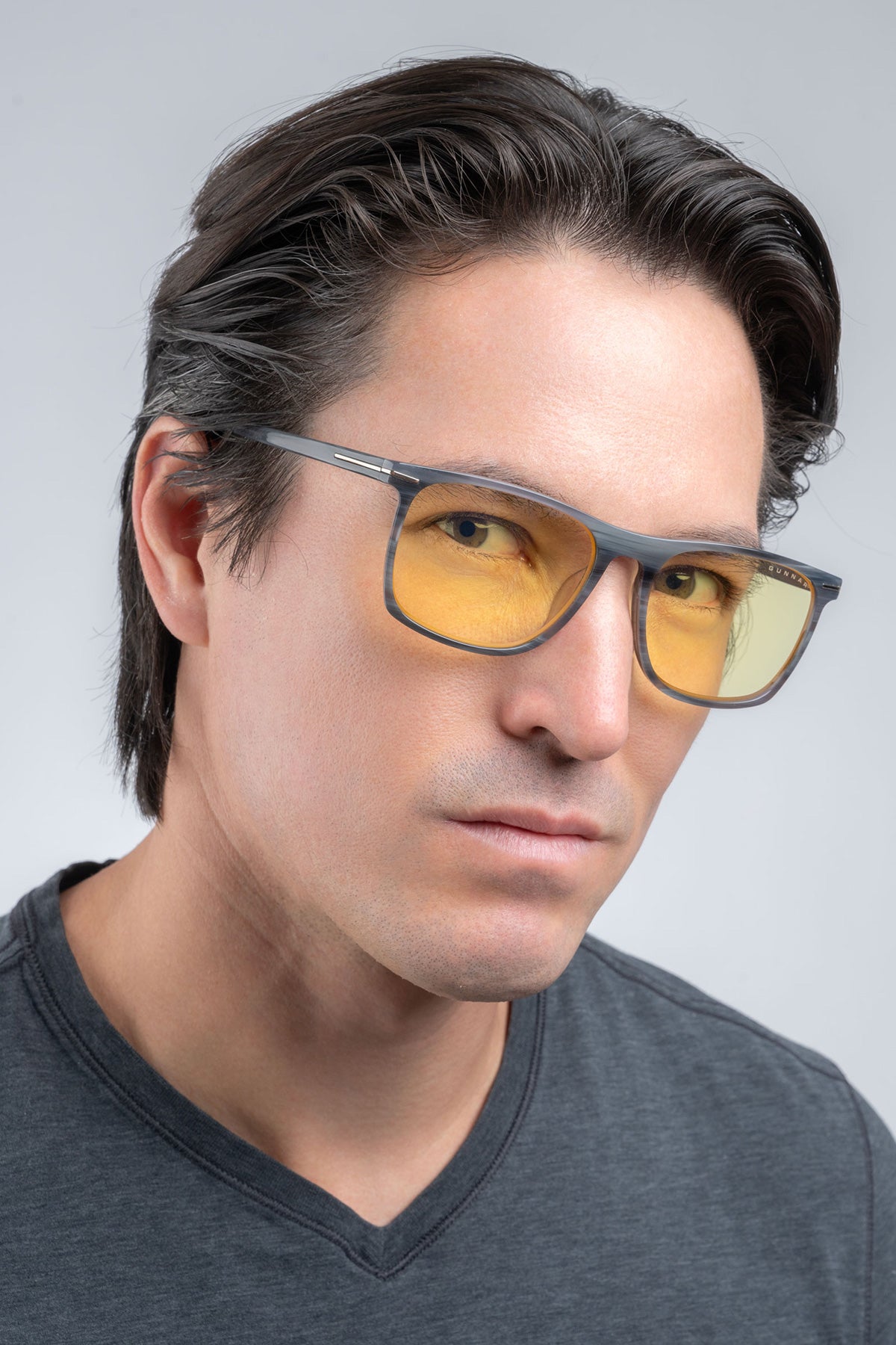 GUNNAR-Hayward - Prescription-- - Teak - Amber