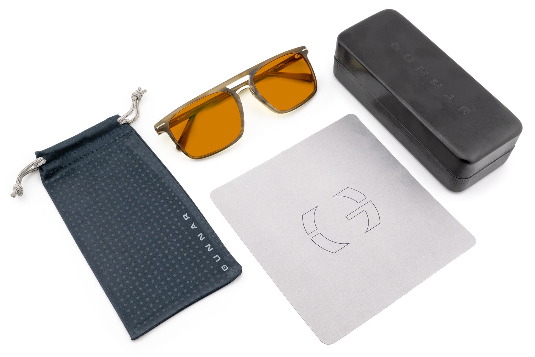 GUNNAR-Barton - Prescription-Computer Glasses- - Sequoia - Amber Max